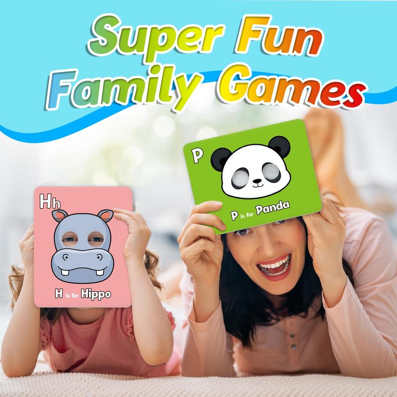 🔥26 Pcs Alphabet ABC Flash Cards with Animal Masks – hotopmall